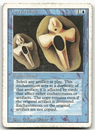 Copy Artifact (HP) Revised Edition 3ED Magic MTG | eBay