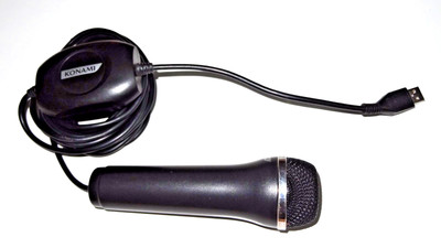 Konami USB Wired Microphone for Wii Playstation PS2 PS3 Xbox 360 PC ...
