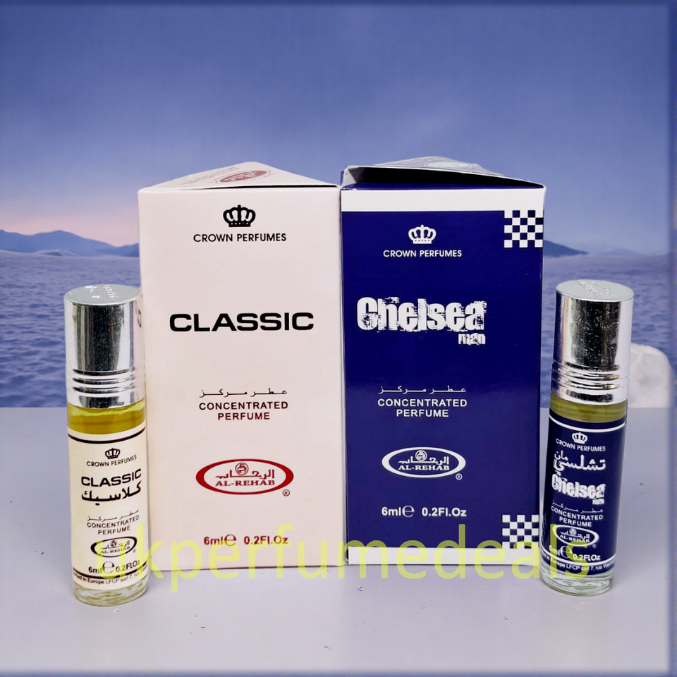 Crown Perfumes CLASSIC CHELSEA MAN 6ml Concentrated Perfume Oil ...