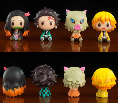Miniature Demon Slayer Anime Figurine set - 4 Pack | eBay