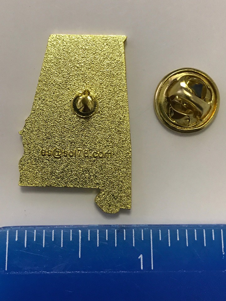 Alabama State Lapel Pin AL US Flag American USA Patriot Politics | eBay