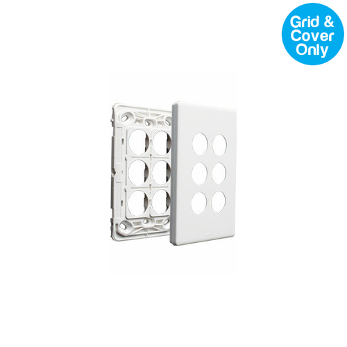HPM Excel Life 6 Gang Grid and Plate | ED770/6GPLWE 9321001400592 | eBay