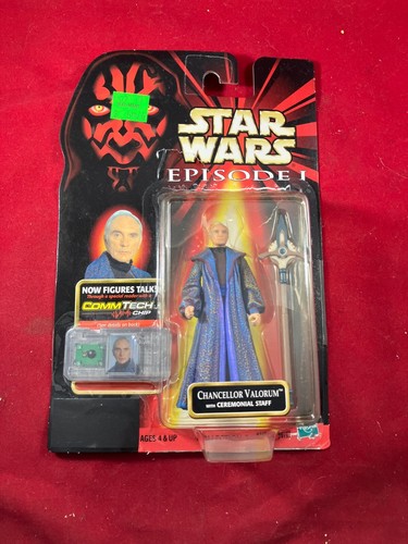 Star Wars Episode 1 Chancellor Valorum With Ceremonial Staff Act Figure ...