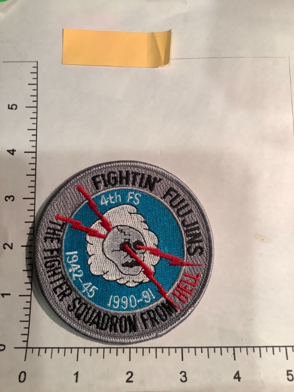 USAF 4TH FIGHTER FIGHTING - FIGHTING FUUJINS SQUADRON PATCH | eBay