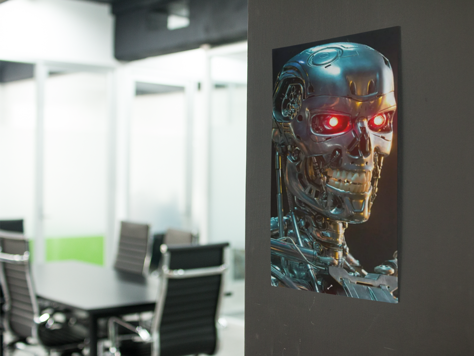 Terminator Wall Vinyl Decal Graphic (Removable Adhesive Backing) | eBay