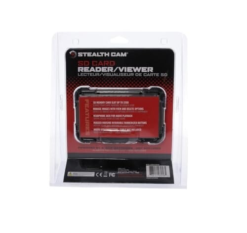 Stealth Cam SD Card Reader/Photo & HD Video 1080P, Durable Water ...