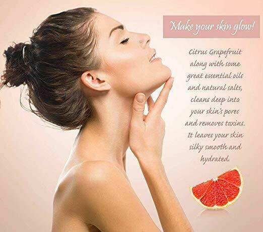 Grapefruit Scrub for Face & Body--Deep Cleansing Exfoliate Acne by Pure ...