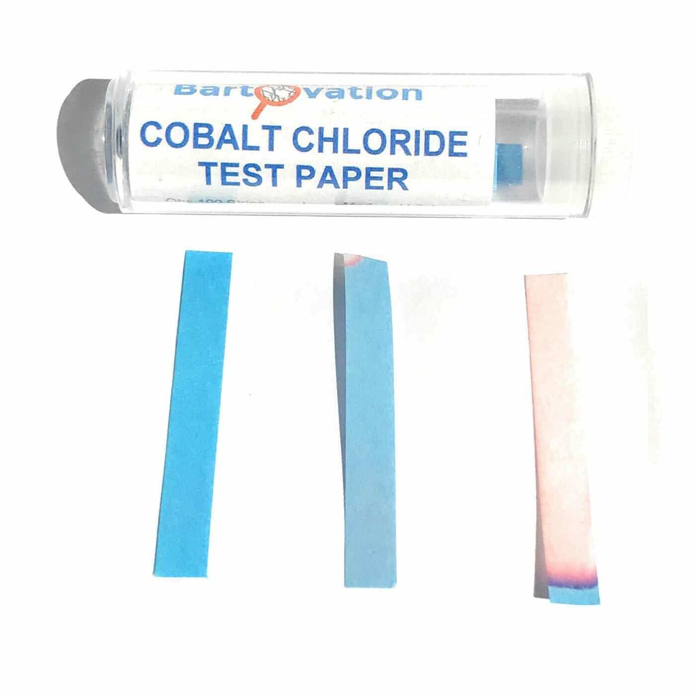 Cobalt Chloride ~ 1 Vial of 100 Test Papers | eBay UK