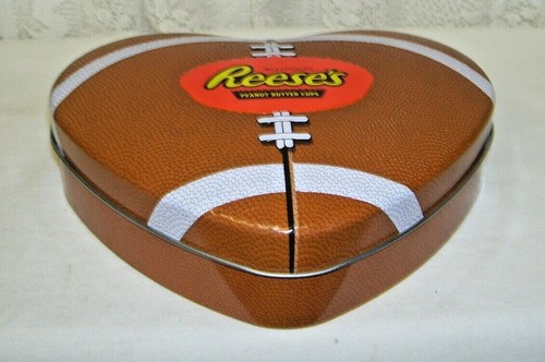 Reese's Football Tin Box Heart Shape | eBay