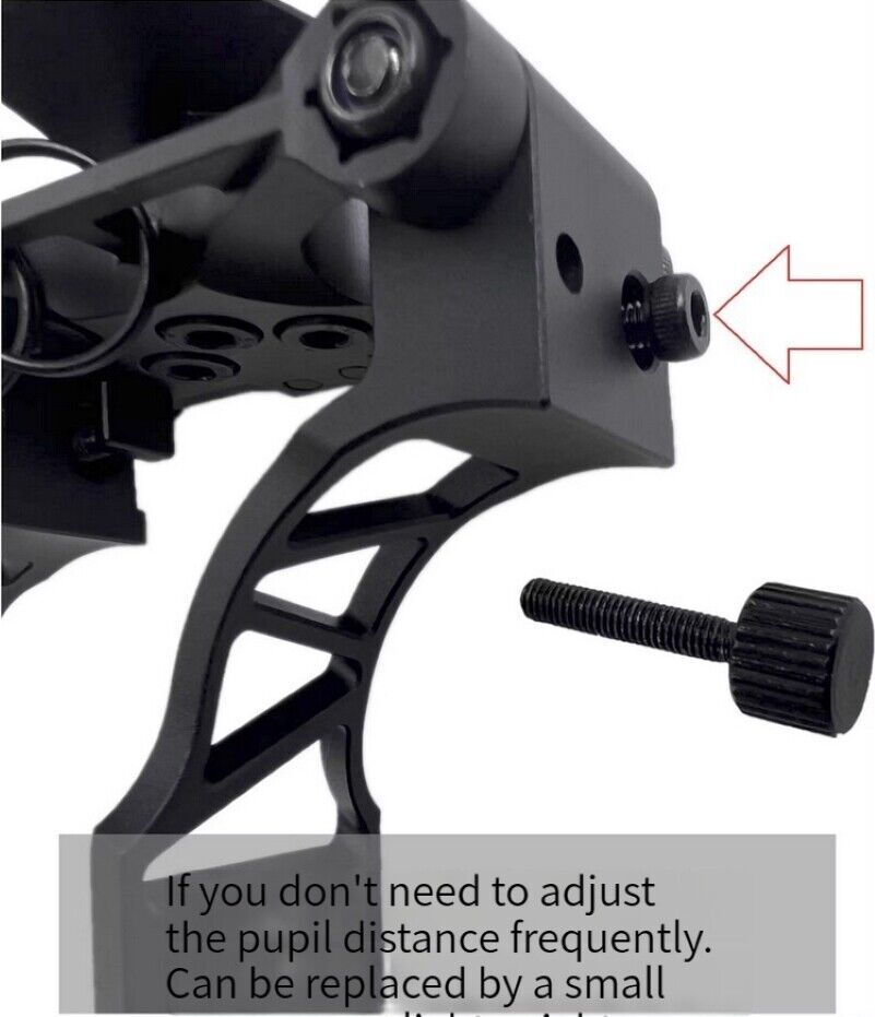 Metal PVS28 NVG Mount J Arm Binocular Double Bracket for Dual AN/PVS-14 ...