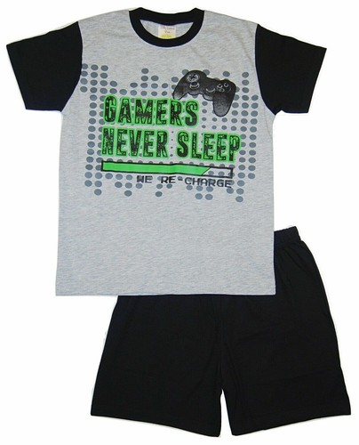 Boys Gamer Gaming Pyjamas Long Short Gamer Gaming Pyjamas 7-13 Years | eBay