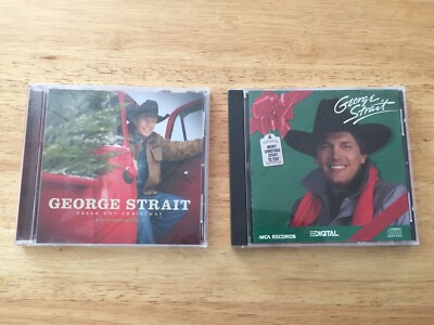2 GEORGE STRAIT CD'S ~ Fresh Cut Christmas & Merry Christmas Strait To ...