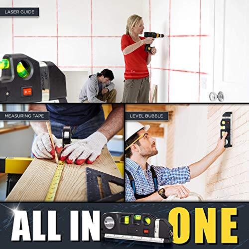Stud Finder & Multifunction Device laser Level Line Leveler Metric ...