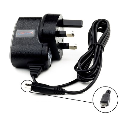 UK Mains Travel AC Home Wall House Charger For Garmin Nuvi 57LM 58LM ...