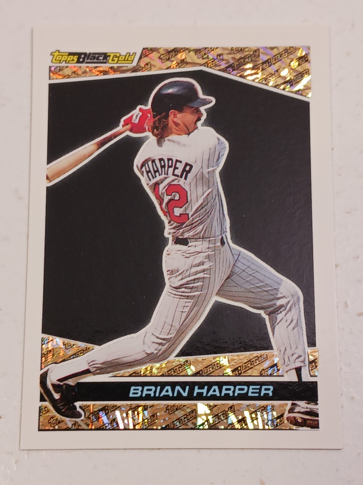 Brian Harper Minnesota Twins 1993 Topps Black Gold Card #34 | eBay