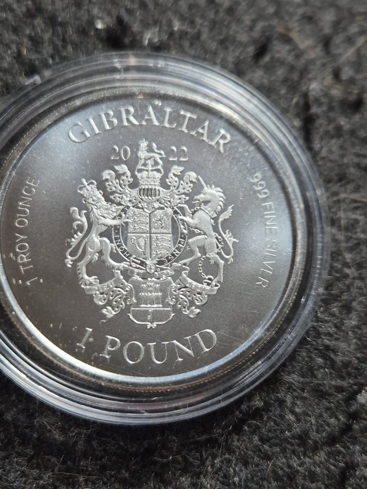 2022 1 Oz Silver Lady Justice Bullion Coin In Capsule. Scottsdale Mint ...