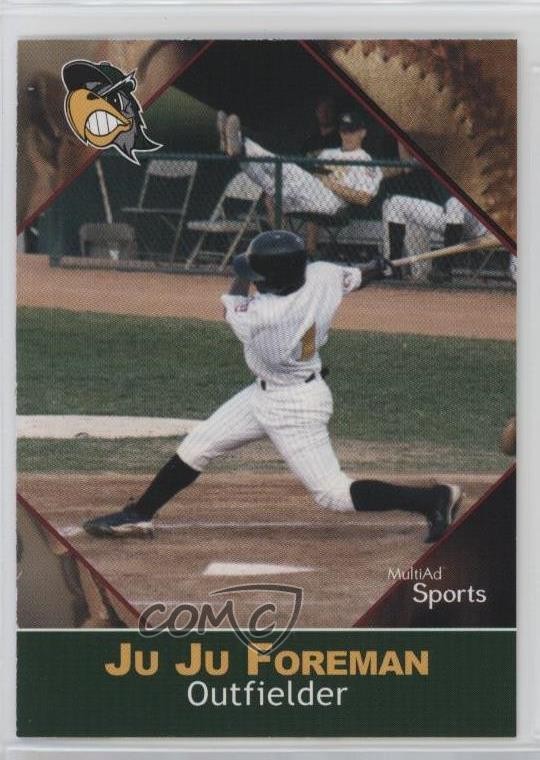 2001 Multiad Sports South Bend Silver Hawks - Juju Foreman #9 (RC) for ...