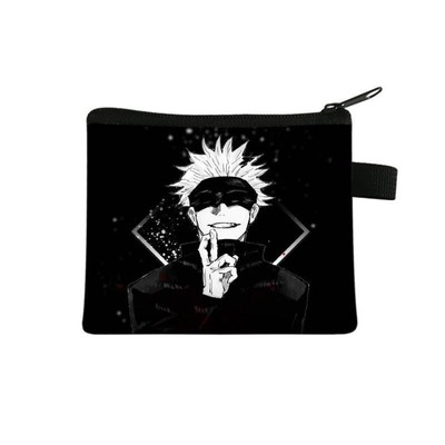 Anime Jujutsu Kaisen Purse Satoru Gojo Short and Portable Wallet Coin ...