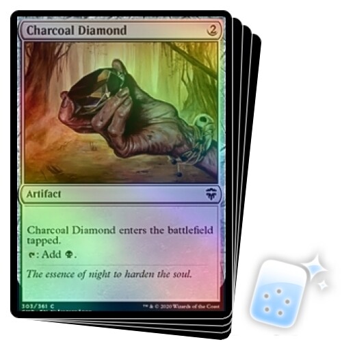 FOIL CHARCOAL DIAMOND X4 Commander Legends Magic MTG MINT CARD | eBay