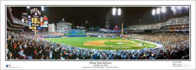 Detroit Tigers ALCS GAME WINNING HOMER (2006) Historic Panoramic POSTER ...