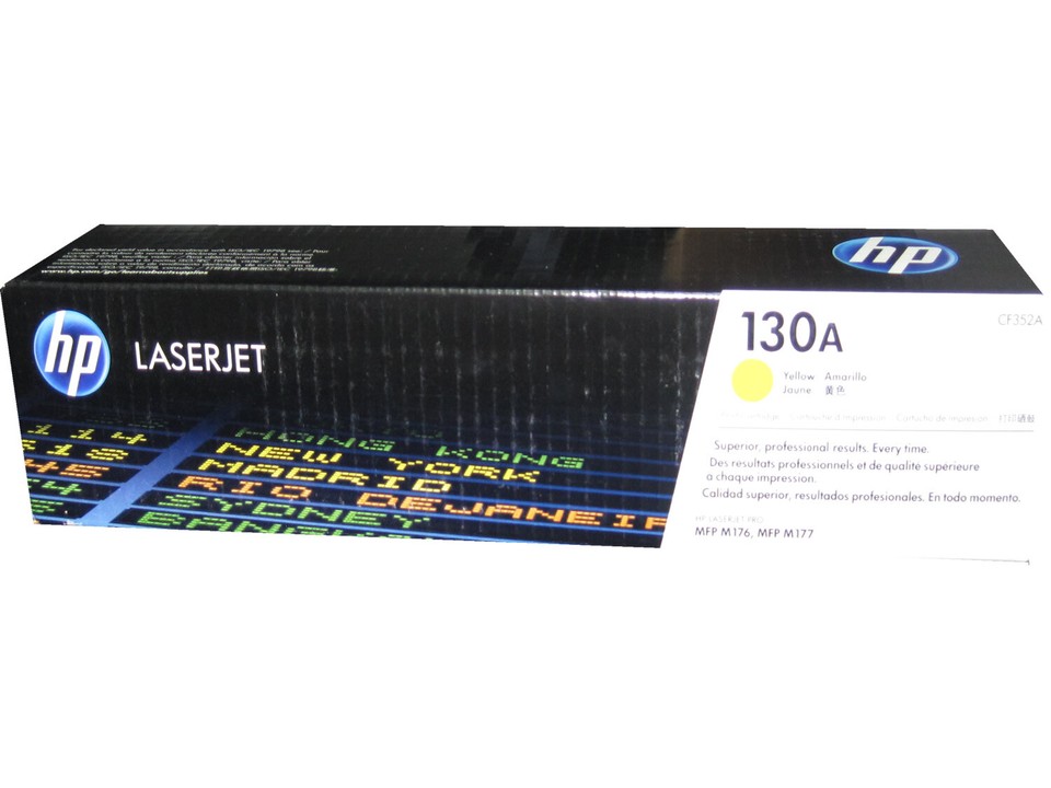 HP CF352A 130A Yellow Original LaserJet Toner Cartridge 886112939304 | eBay