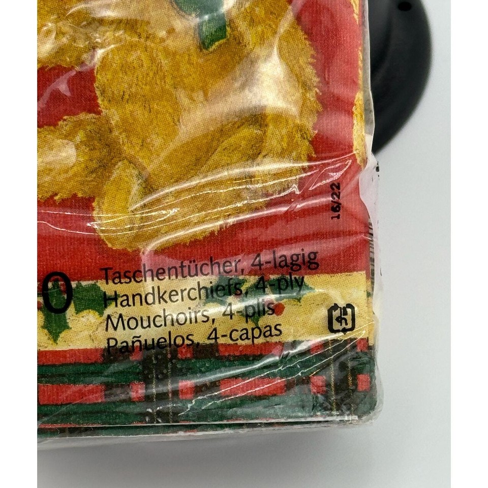 Vintage 1990s NWT New Christmas Bear Tissue Set Pack Stocking Stuffers ...