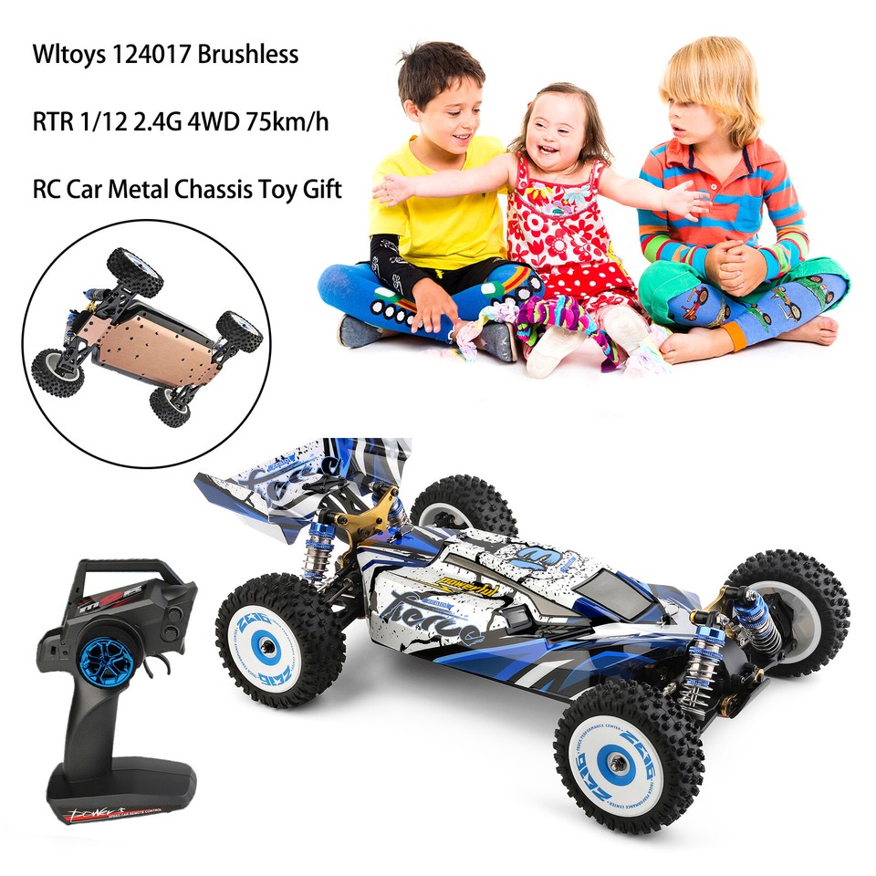 Wltoys 124017 Brushless RTR 1/12 2.4G 4WD 75km/h RC Car Metal Chassis ...