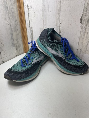 Brooks DNA Amp Men’s 11 B Black Blue Running Shoes Pre-Owned Cross ...