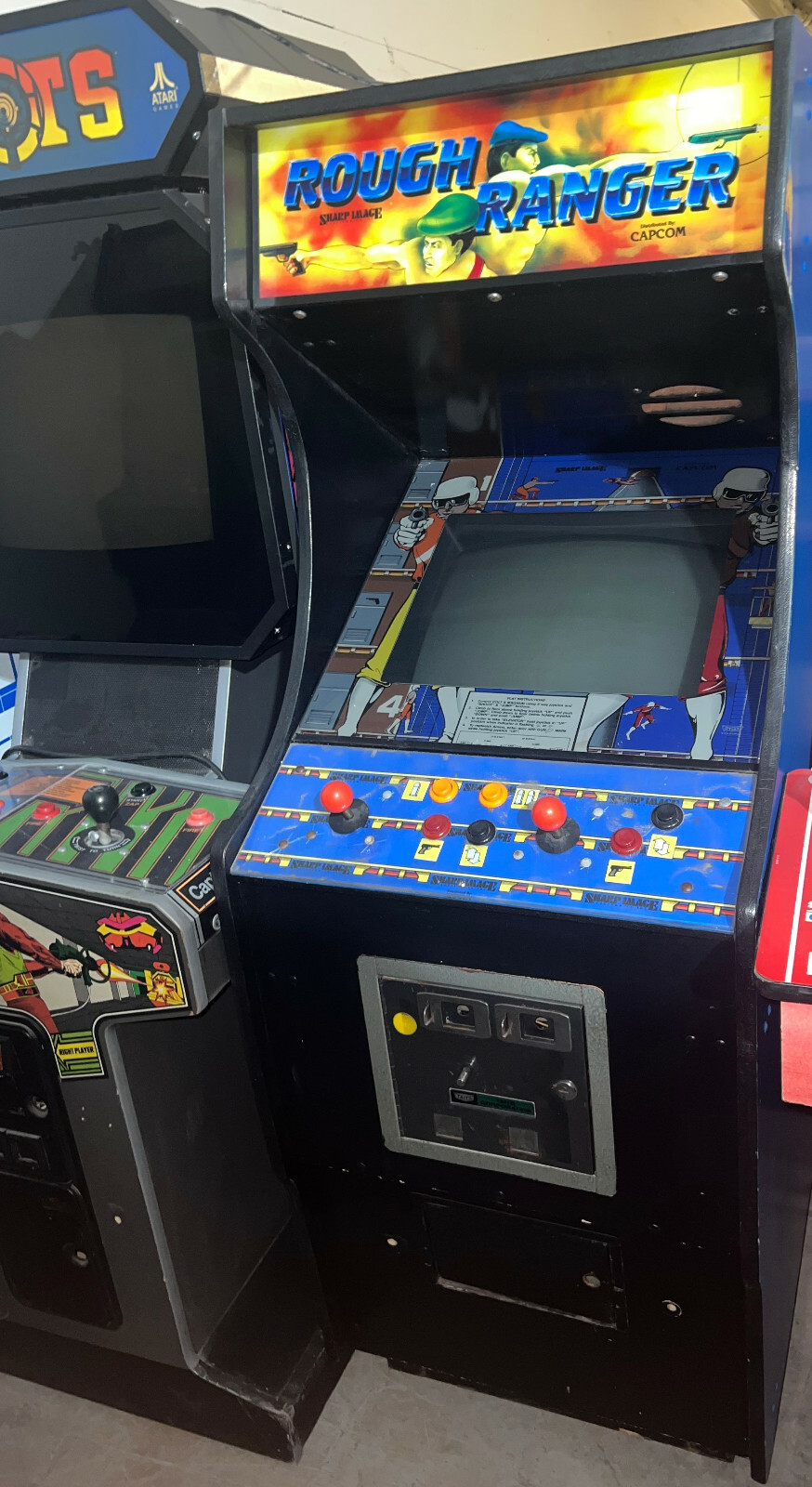 ROUGH RANGER ARCADE MACHINE by CAPCOM 1988 (Excellent Condition) | eBay