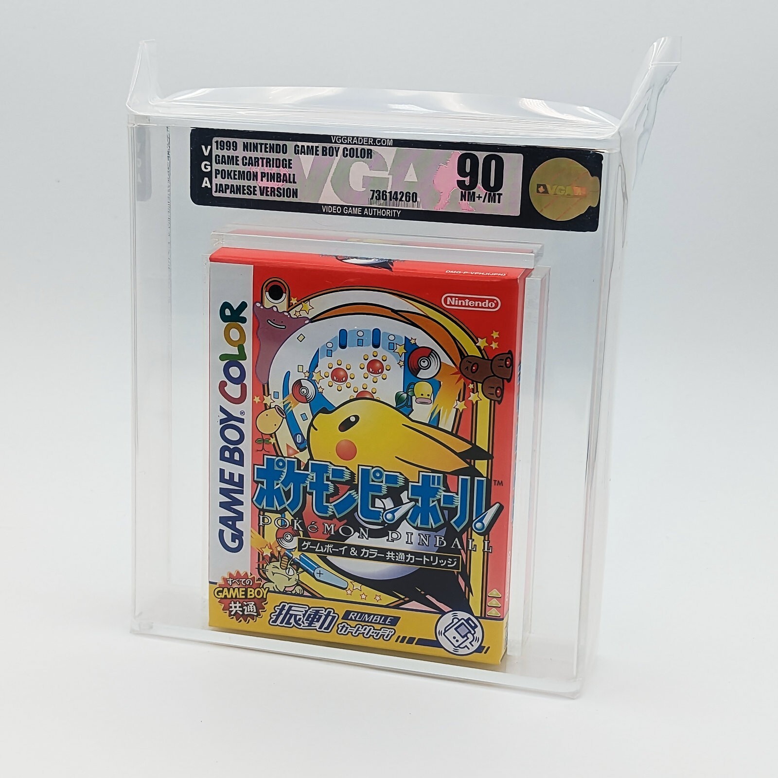 VGA 90 Gold Pokemon Pinball Gameboy Color GBC Japanese Sealed 1999 Mint ...