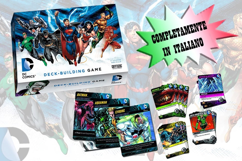 Dc Comics Deck Building Game In Italiano Cryptozoic Gioco Da Tavolo ...