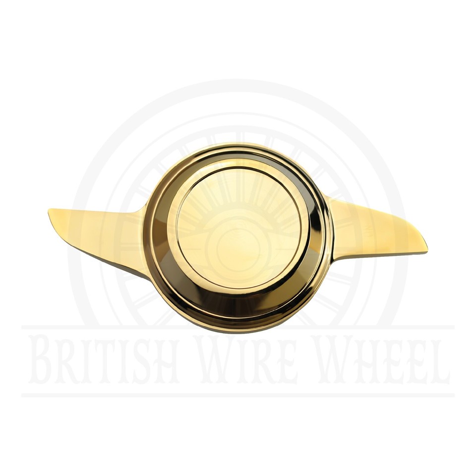 Gold KO Spinner Caps with Zenith Gold & Black Wire Wheel Chip Emblems ...