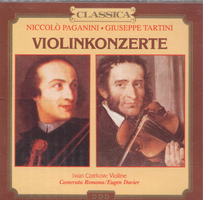 Paganini-Tartini Violinkonzerte CD | eBay Australia