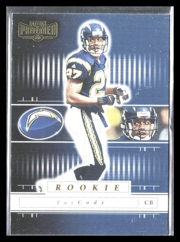 Tay Cody 2001 Playoff Preferred #127 RC, SN1100 Rookie (San Diego ...