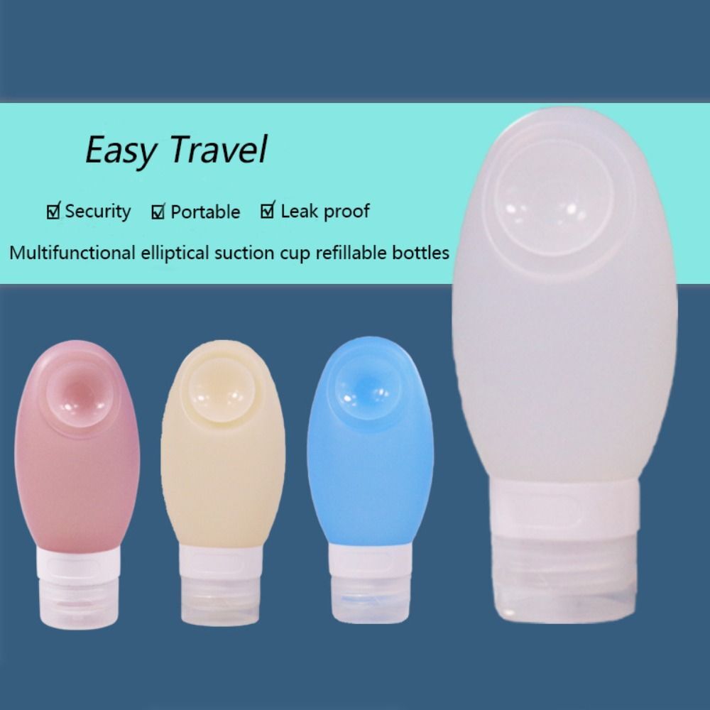 with Suction Cups Empty Bottle 100ml Lotion Packing Travel Accessories ...