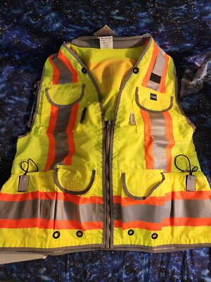 CME Radians SV55-2ZGD Class 2 Engineer Vest - Green - Extra Large ...