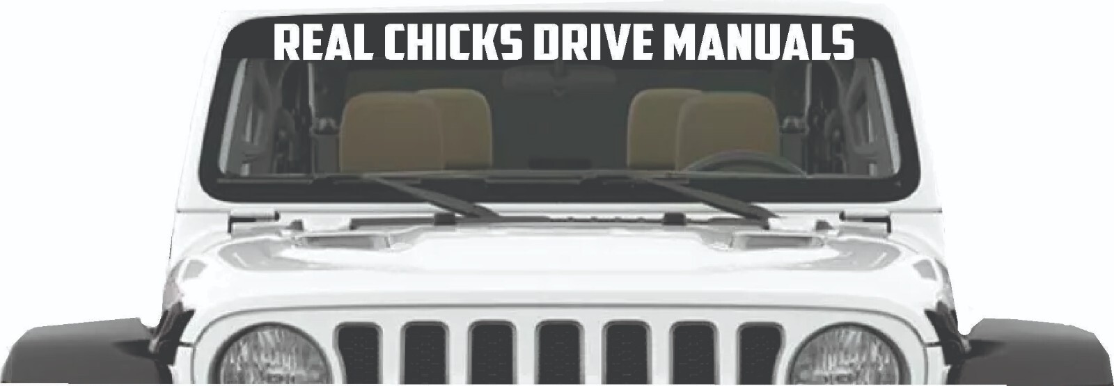 Real Chicks Drive Manuals Decal Sticker Diesel Truck 4x4 Wife Girl JDM ...