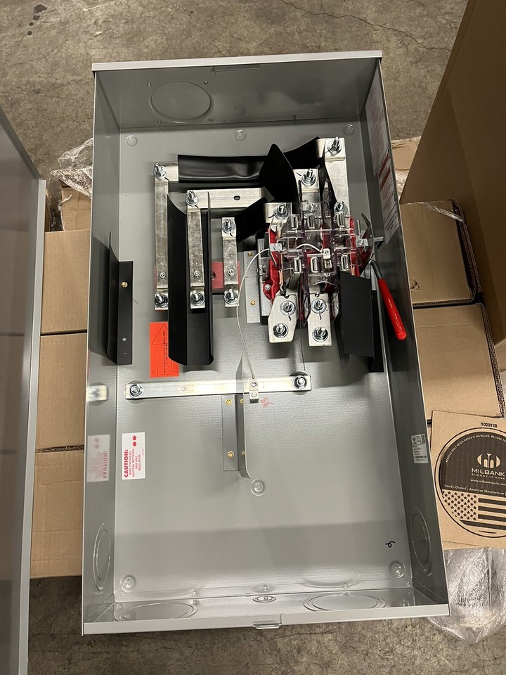 Milbank U2594-X 400 AMP Overhead Underground Bypass 3 Phase Meter Base ...