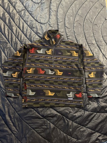 Vintage Patagonia Synchilla Half Zip Anatolia Aztec Fleece Pullover ...