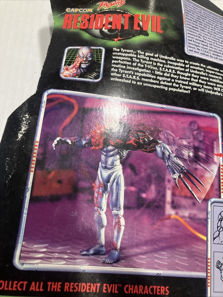 1998 ToyBiz Capcom Video Game Super Stars RESIDENT EVIL Tyrant action ...