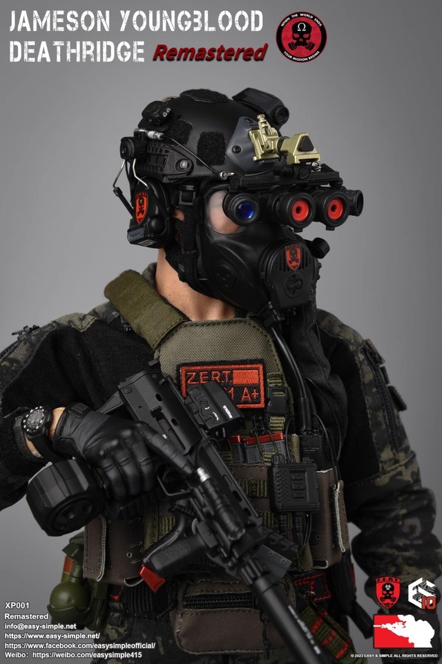 Easy&Simple 1/6 Jameson Youngblood Deathridge Remastered Z.E.R.T XP001 ...