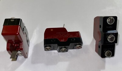 (3) Unimax 2HBT293-5 Limit Switch 20-Amp 125-250-480vac Common-NO-NC ...