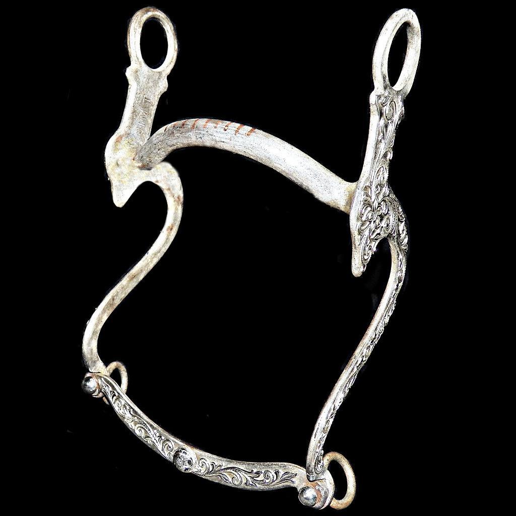 Jim Thomas Sterling Silver Filigree Cavalry Shank Mullen Mouth ...