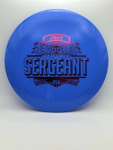 Dynamic Discs Fuzion Ice Sergeant - 2022 Worlds | eBay