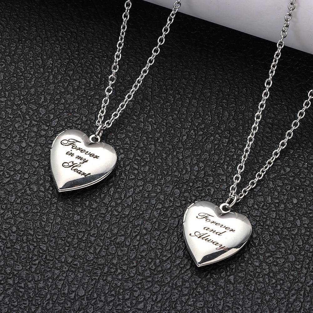 and Always Friend Chain Pendant Heart Shaped Necklace Photo Picture ...