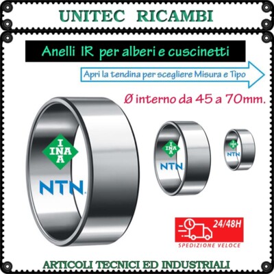 INA NTN Anello interno IR temprato per alberi e cuscinetti a rullini da ...