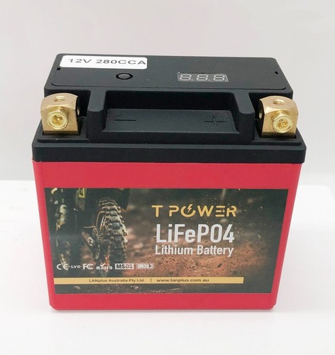 12V 280 CCA f Yamaha 450cc WR450F 2003 - 2007 YTX5L Lithium Battery ...