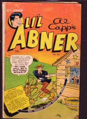LI'L ABNER #78 HARVEY KURTZMAN AL CAPP WOLF GAL 1950 VG | eBay