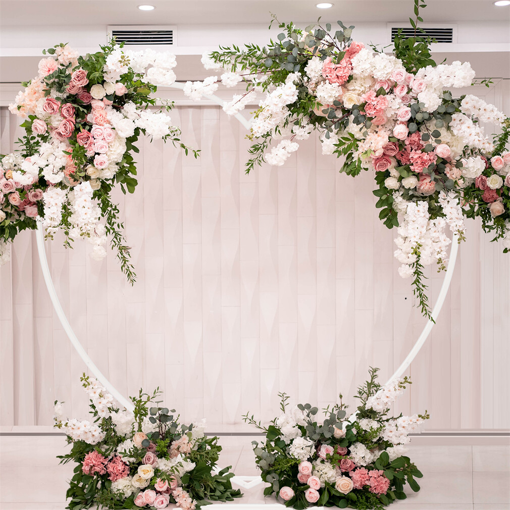 Large Metal Arch Backdrop Stand Sturdy Tall Wedding Balloon Rack for ...