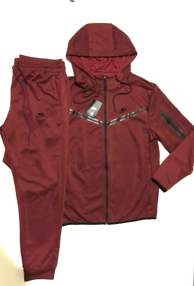 Men's Nike Tech Suits Full Zip Warm Jogging 2 Pieces Set | eBay